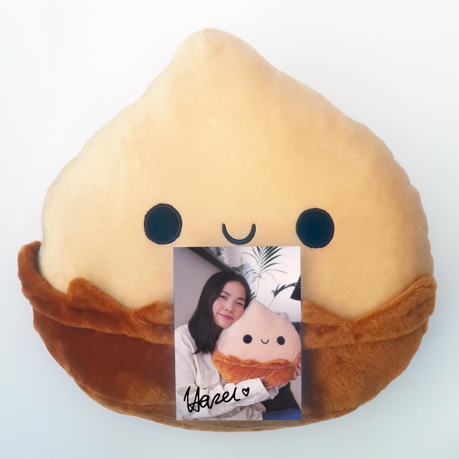 moodrush - Hazelnut Plush Pillow Shop Pocket Hazel Merch